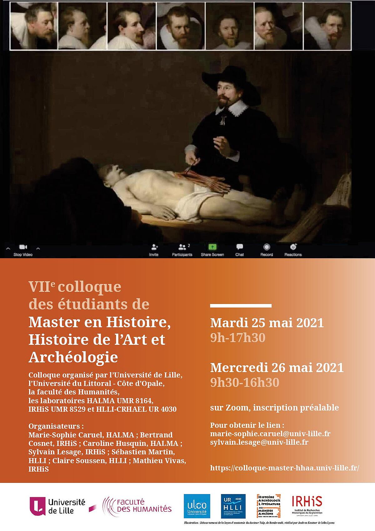 VIIe colloque des étudiants de Master en Histoire, Histoire de l’Art et Archéologie: HALMA - UMR ...
