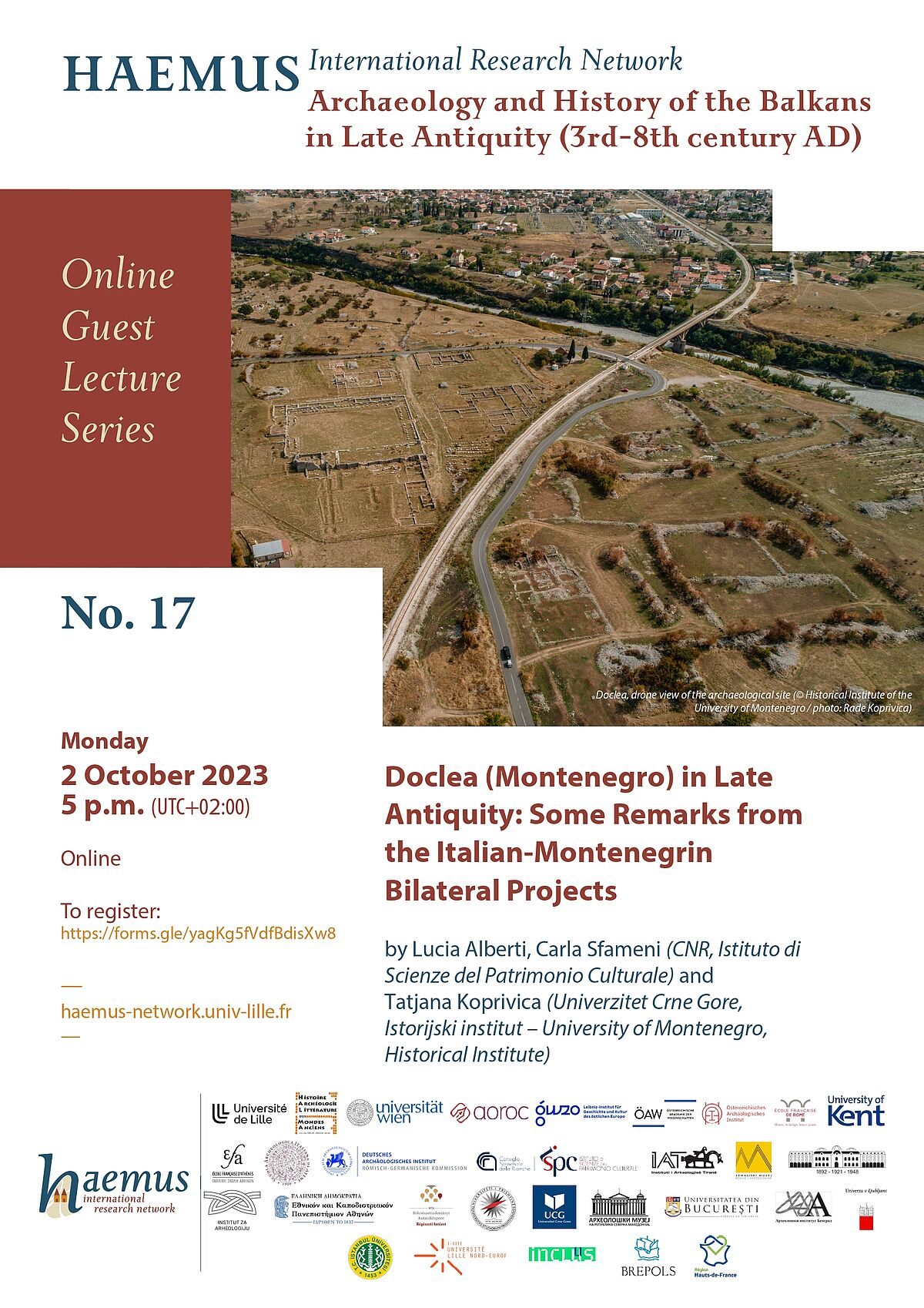 17e conférence en ligne du réseau international de recherche HAEMUS ...