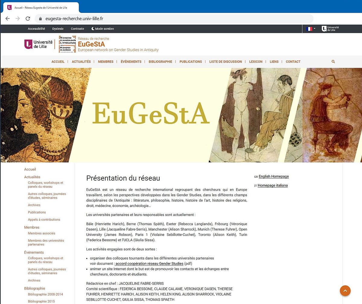 Nouveau site internet du réseau EuGeStA: HALMA - UMR 8164 Histoire ...
